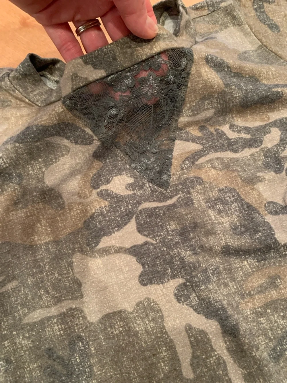 ODDY | Tops | Oddy Camouflage Short Sleeve Tee In Olive And Gray With ...